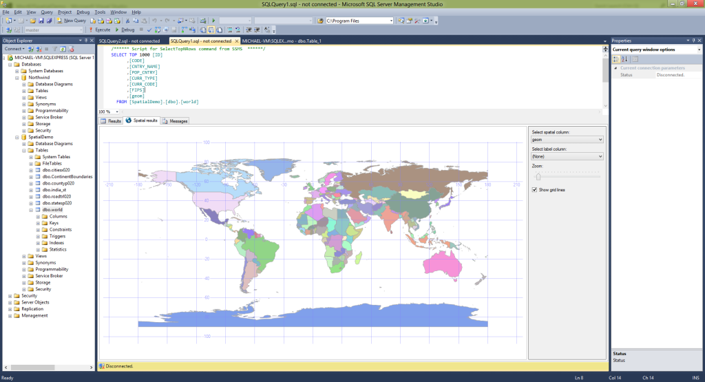 Tipos de dato espaciales de SQL Server – visOal